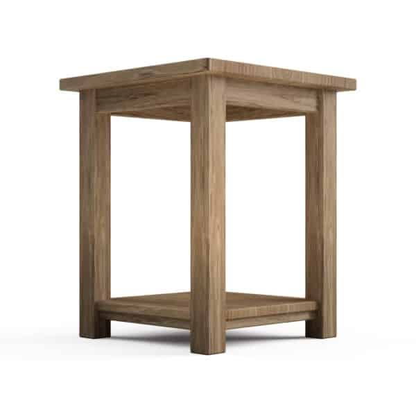Quercus solid oak Tall Side Table