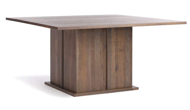 Quercus Solid Oak 5-5 Square Dining Table
