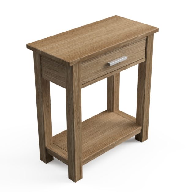 Quercus Solid Oak Small Console Table