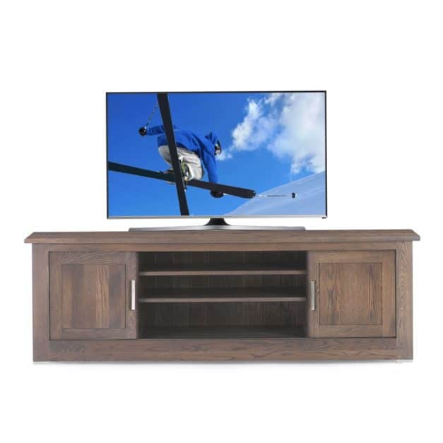 Quercus Solid Oak TV Unit 1.8m