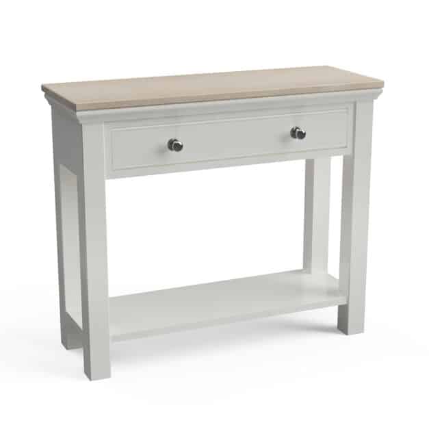 Henley Painted Console Table with limed oak top