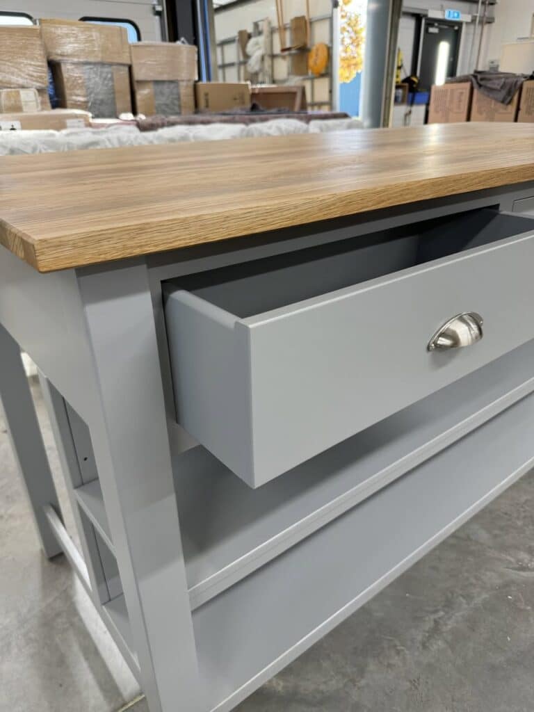 Quercus Solid Oak Kitchen Island