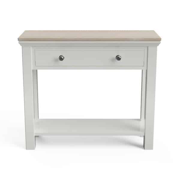 Henley Painted Console Table with limed oak top
