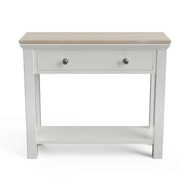 Henley Painted Console Table with limed oak top
