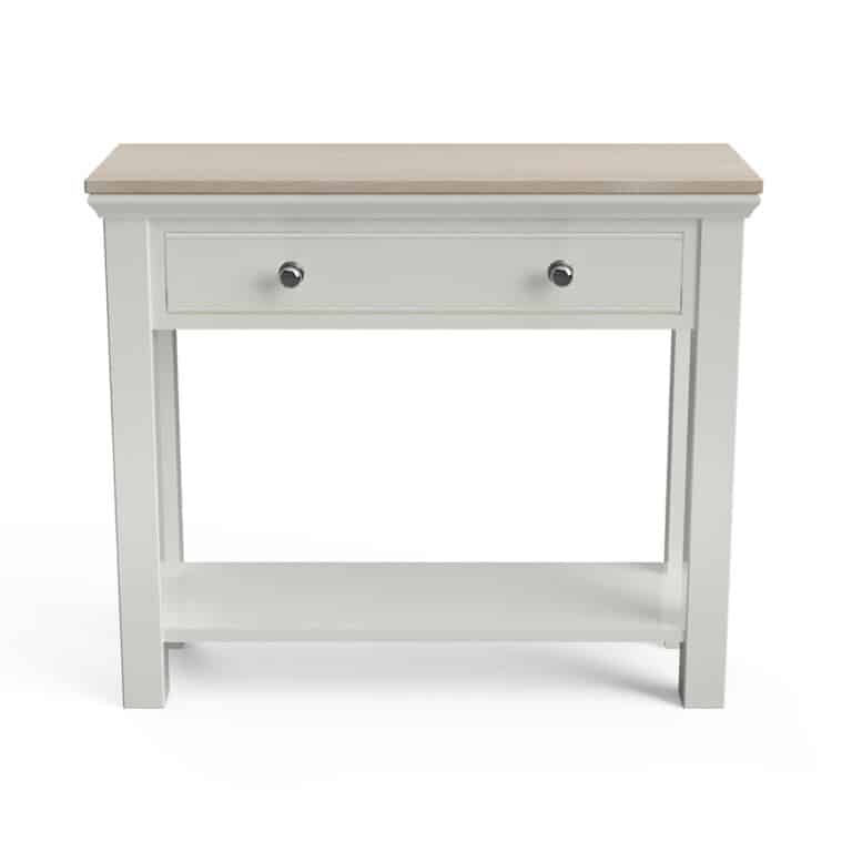Henley Painted Console Table with limed oak top