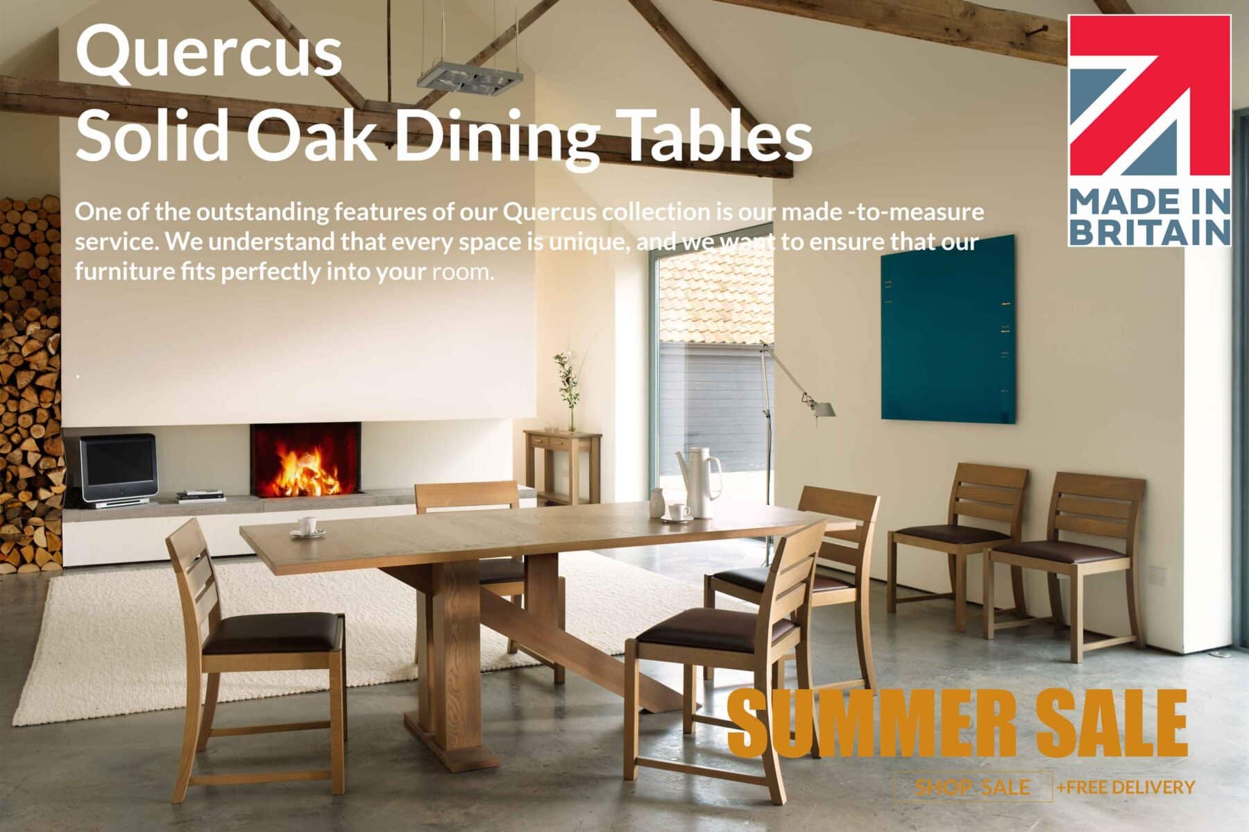 Genuine British Made Furniture - Custom made - Free Delivery